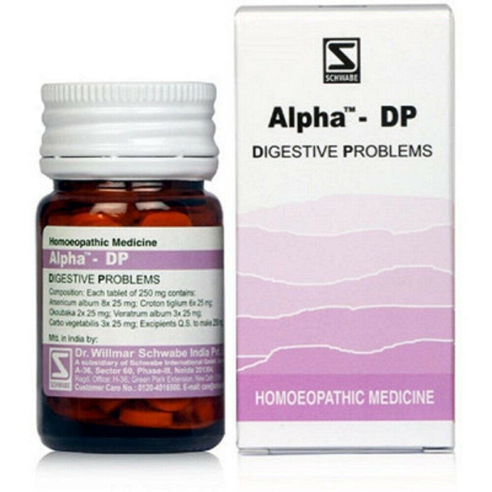 Dr.Willmar Schwabe Alpha DP(Digestive Problems) (20g) Tablets for ...