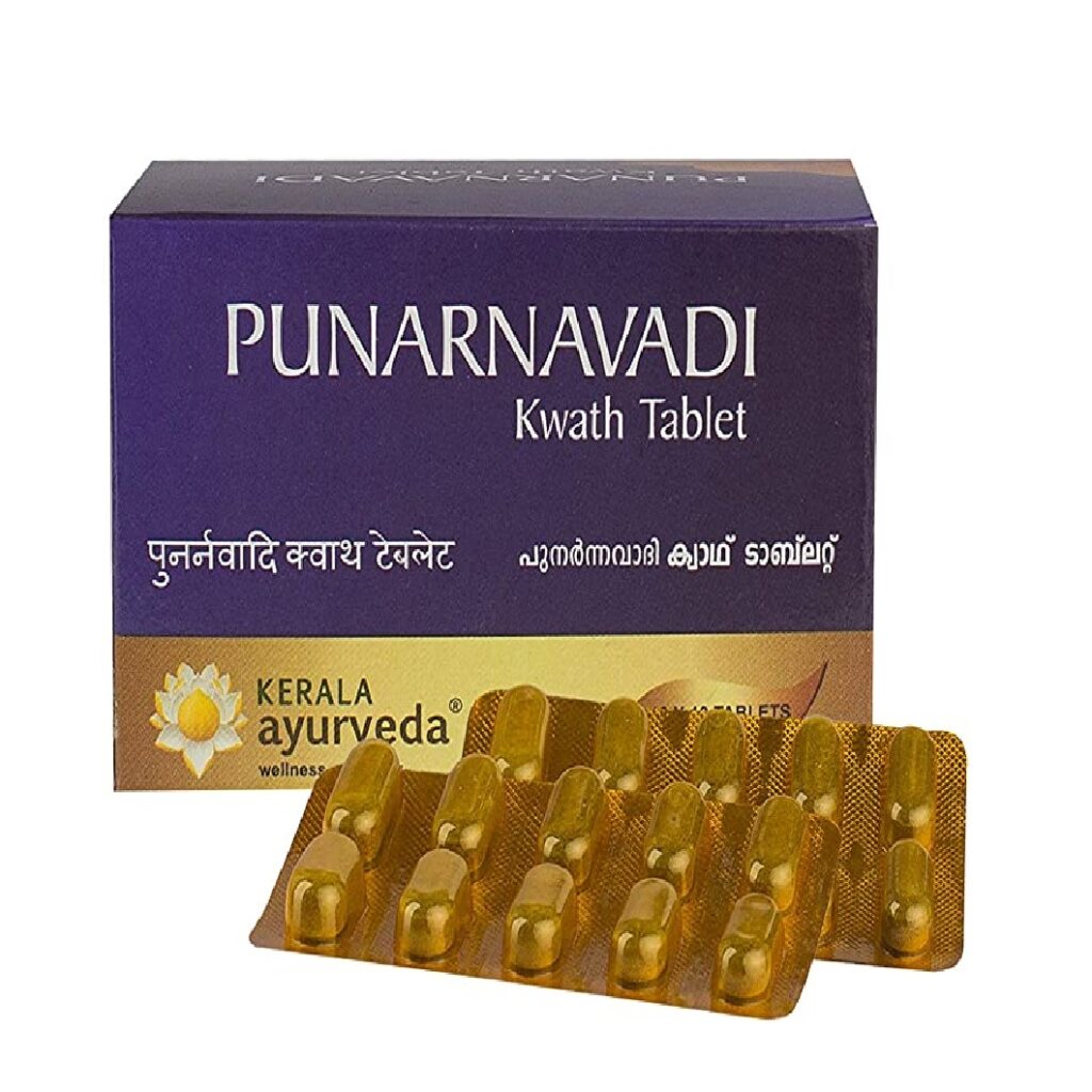 Kerala Ayurveda Punarnavadi Kwath Tablet 100 Nos for blood circulation ...