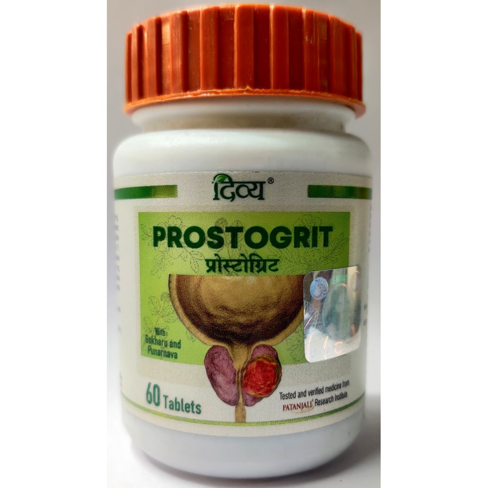 Patanjali DIVYA PROSTOGRIT 60 TABLETS for urinary tract symptoms ...