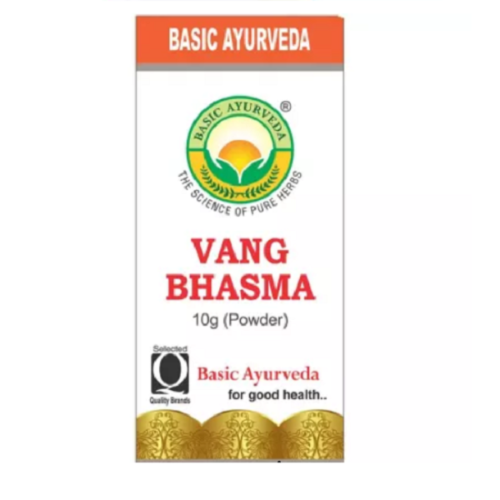 Basic Ayurveda Vang Bhasma 10g For stress, fatigue and anaemia ...