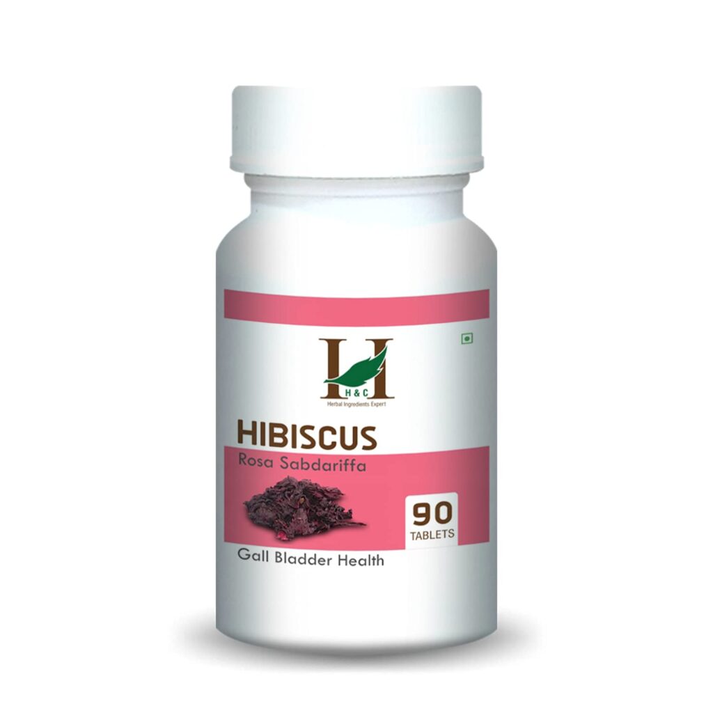 H&C Herbal Ingredients Hibiscus Tablets 350 mg (90 Tablets) | For ...
