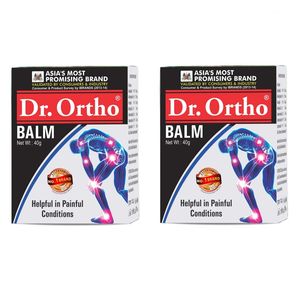 Dr Ortho Balm (40gm, Pack of 2) - 100% Ayurvedic For Joint Pain , Pain ...