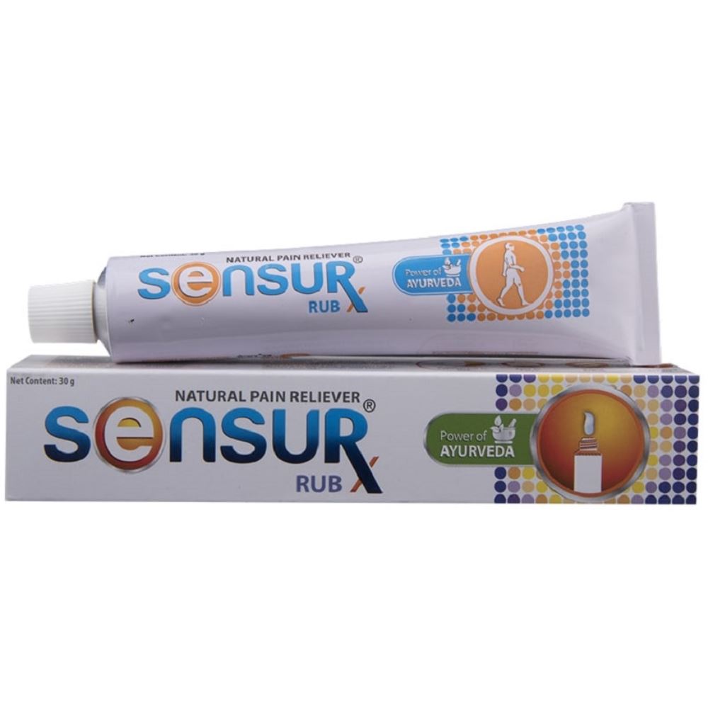 Sensur Natural Ayurvedic rub ointment (30 gm x 2) For Painn-Relief Fast ...
