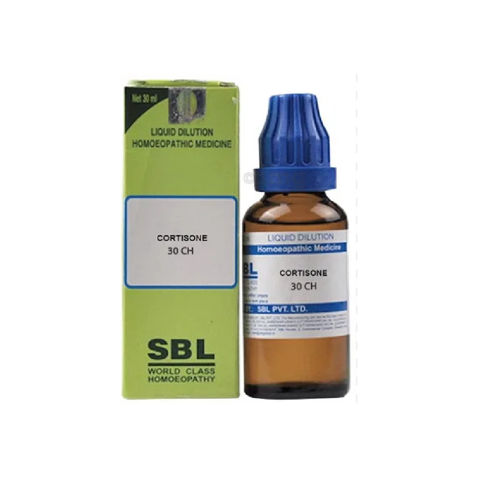 SBL Homeopathic Cortisone Dilution (30ml) (Select Potency) for headache ...
