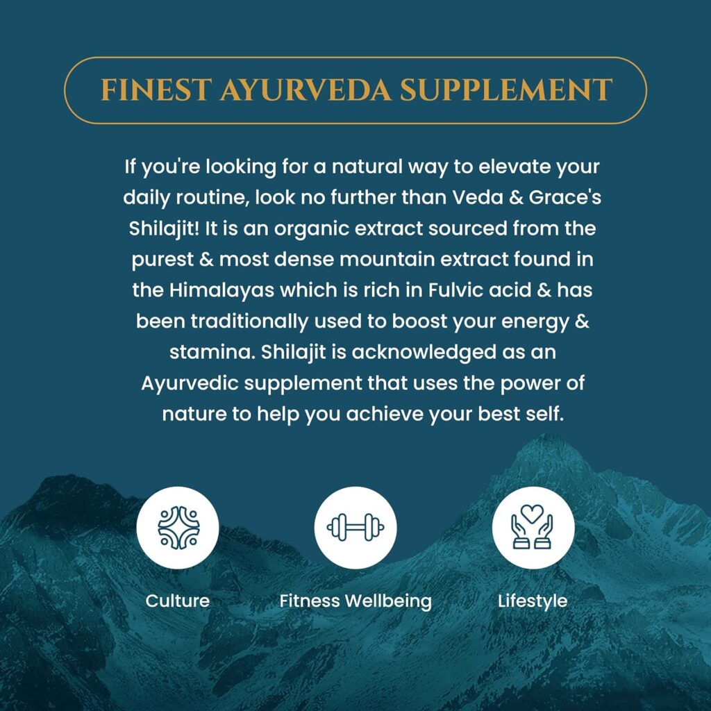 Veda & Grace Himalayan Shilajit/Shilajeet Resin Form - 20G | 100% Pure ...