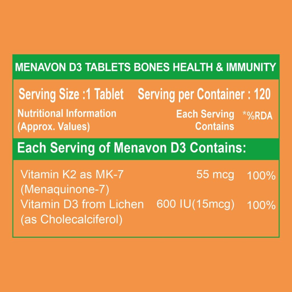 Carbamide Forte Vitamin D3 K2 MK7 | Plant Based Veg Vitamin D3 ...